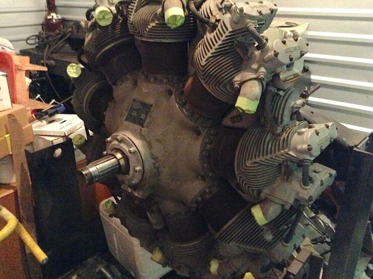 For Sale: A 16.7 Litre Guiberson Radial Diesel T-1020 Tank Engine