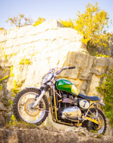 The Green Legend - An FCR Custom Triumph In The Spirit Of Steve McQueen