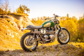 The Green Legend - An FCR Custom Triumph In The Spirit Of Steve McQueen