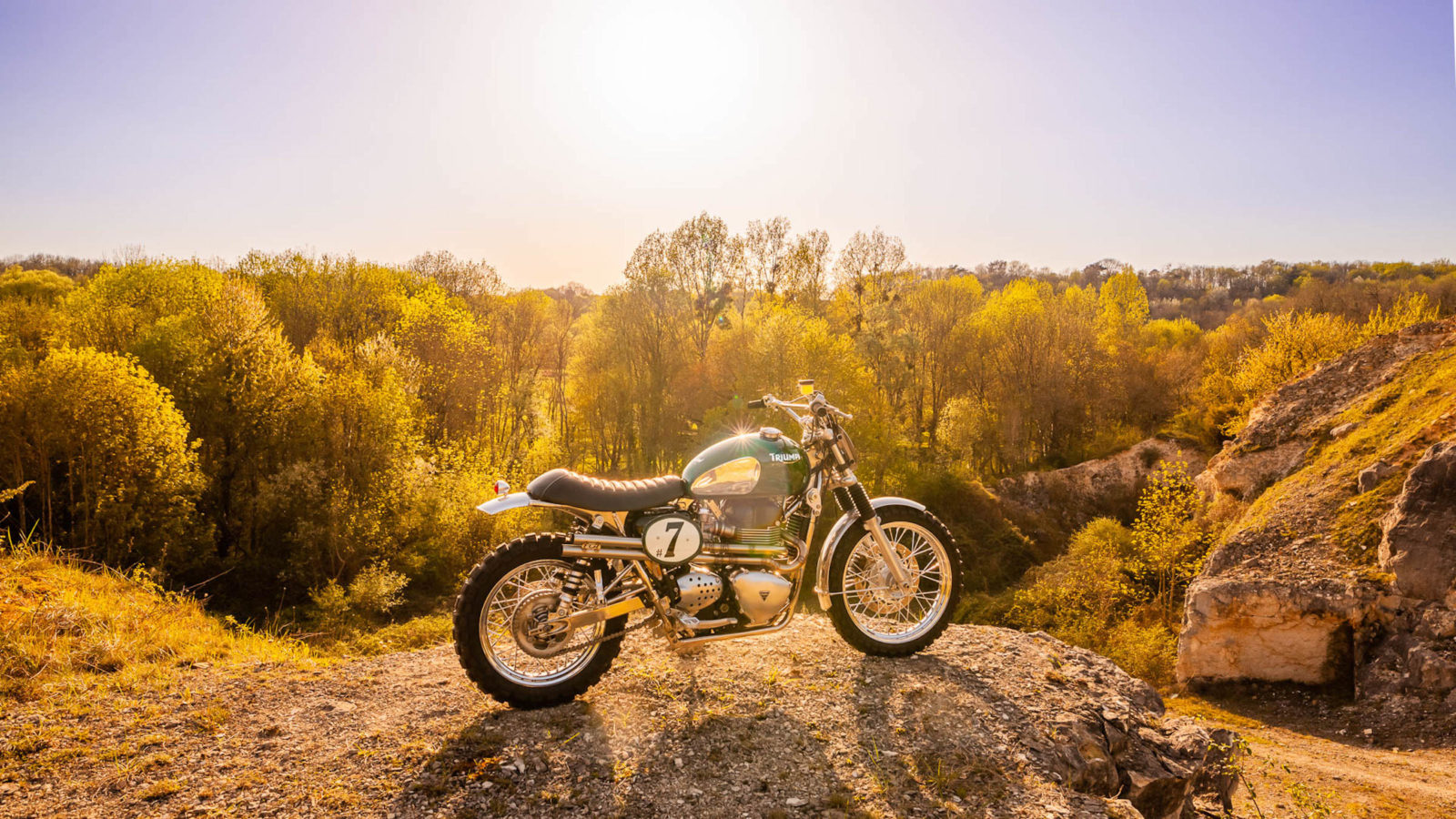 The Green Legend - An FCR Custom Triumph In The Spirit Of Steve McQueen