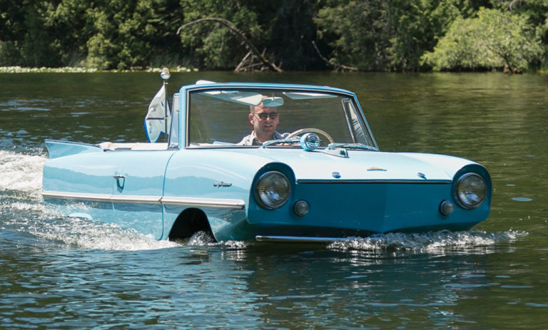 A Brief History of the Amphicar - President Lyndon Johnson's Favorite Car