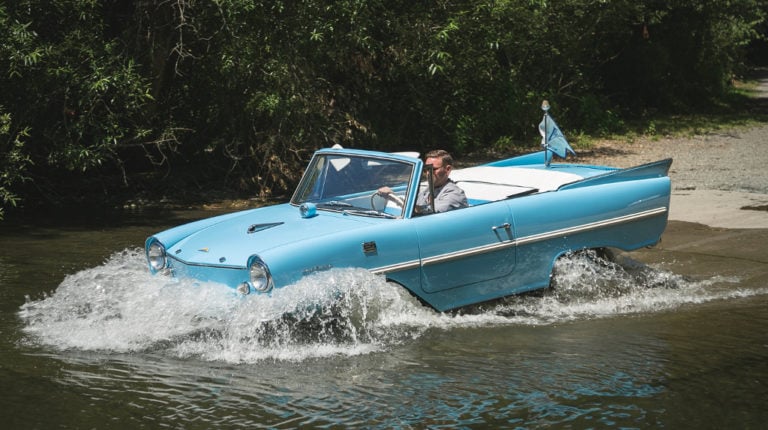 A Brief History of the Amphicar - President Lyndon Johnson's Favorite Car