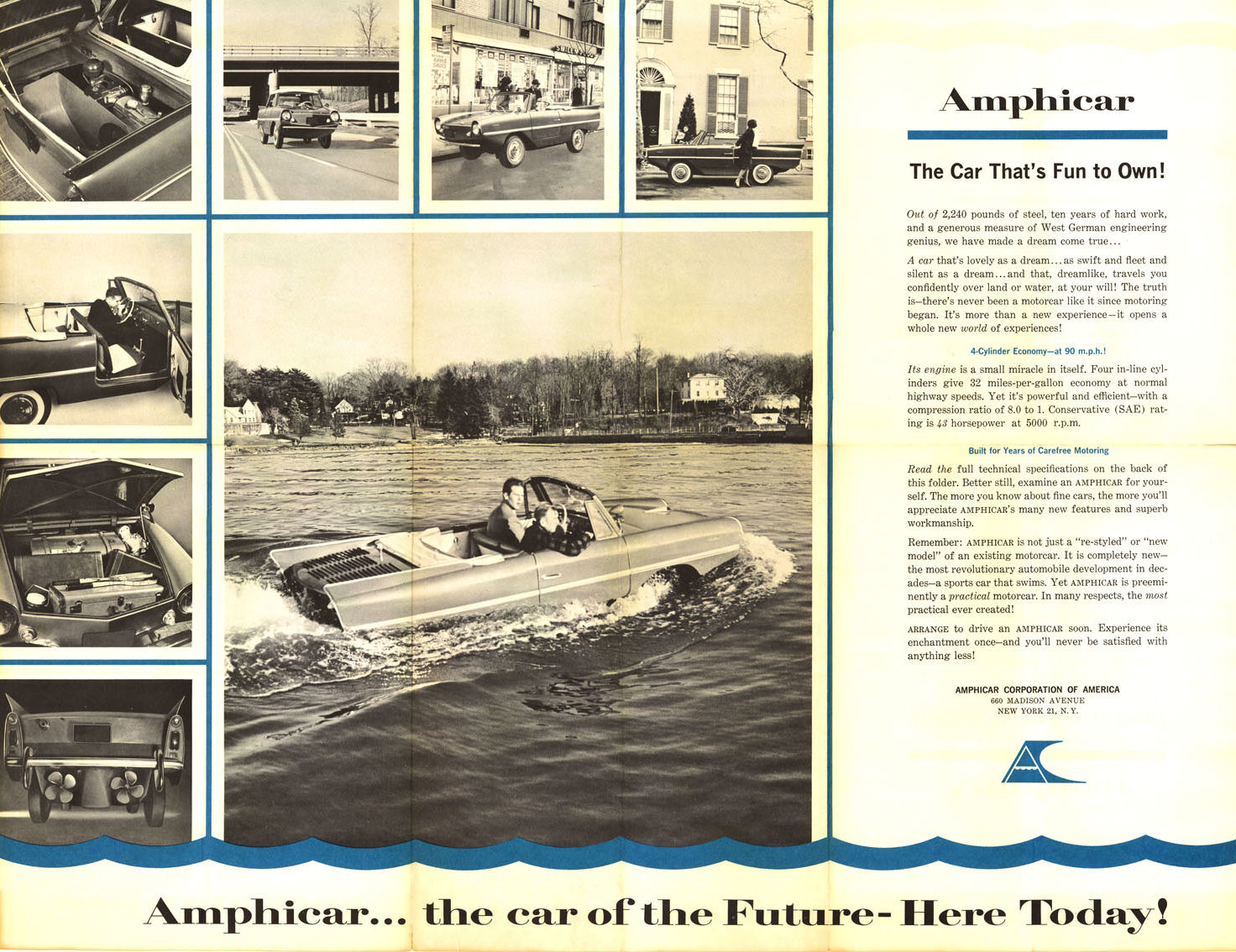 A Brief History of the Amphicar - President Lyndon Johnson's Favorite Car