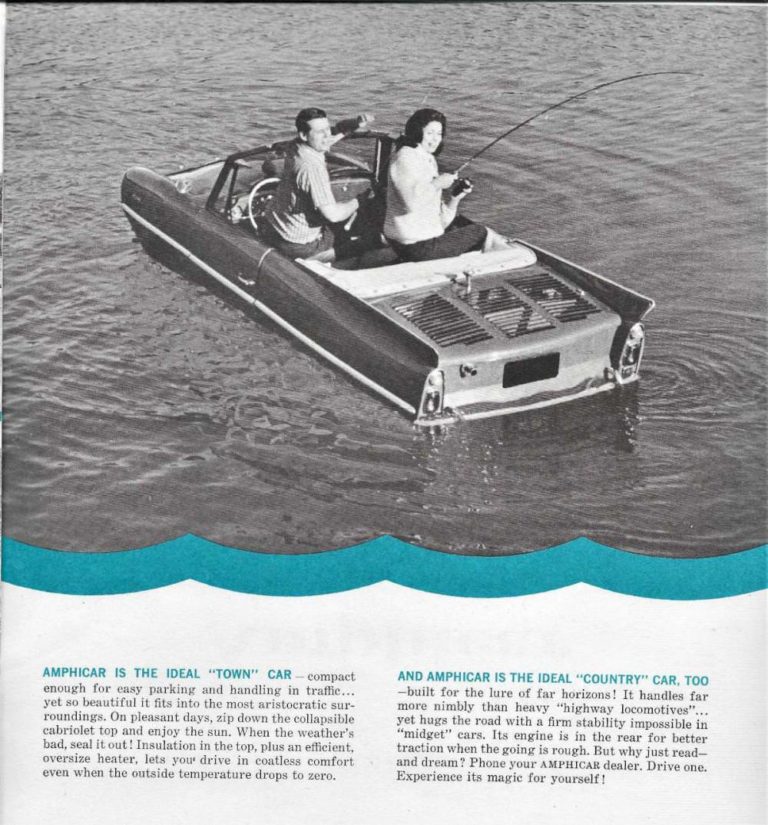 A Brief History of the Amphicar - President Lyndon Johnson's Favorite Car