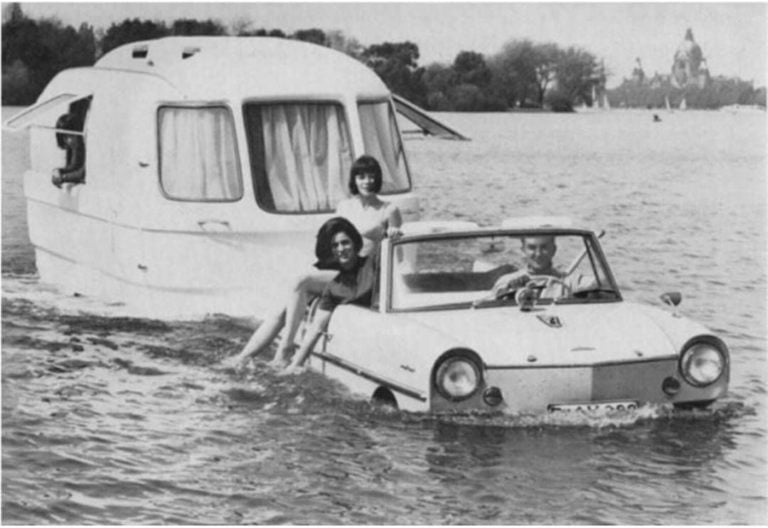 A Brief History of the Amphicar - President Lyndon Johnson's Favorite Car