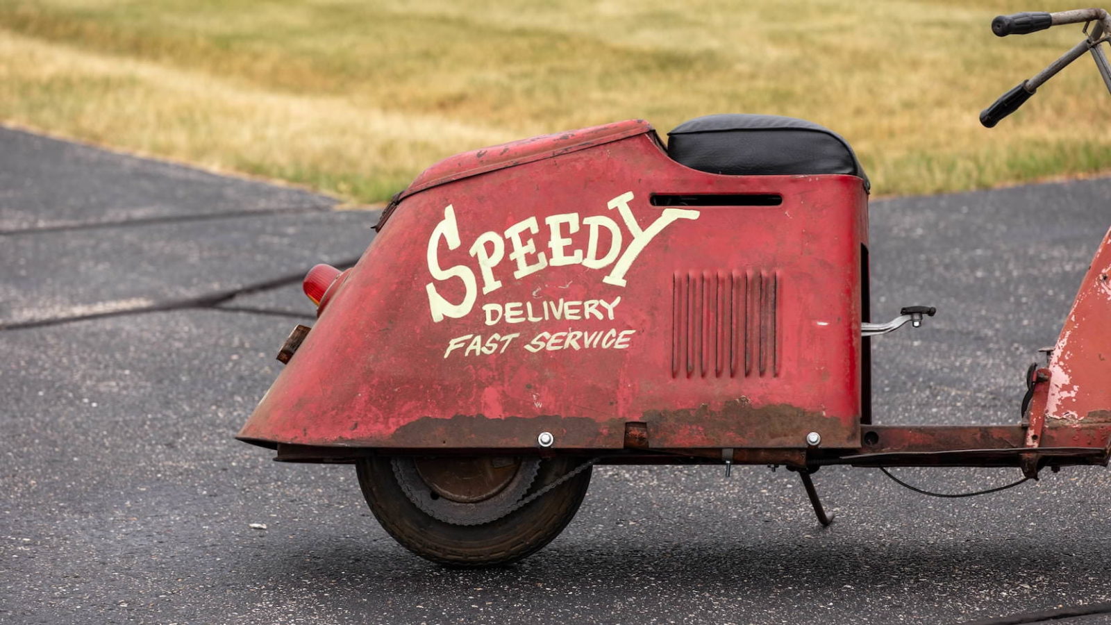 An Unusual 1950 Cushman Model 62 Turtleback