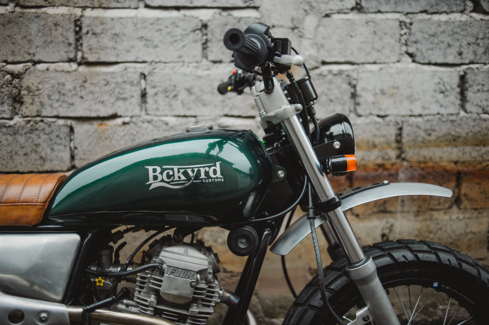 A Custom Yamaha Scorpio 225 by Backyard Customs in Bali