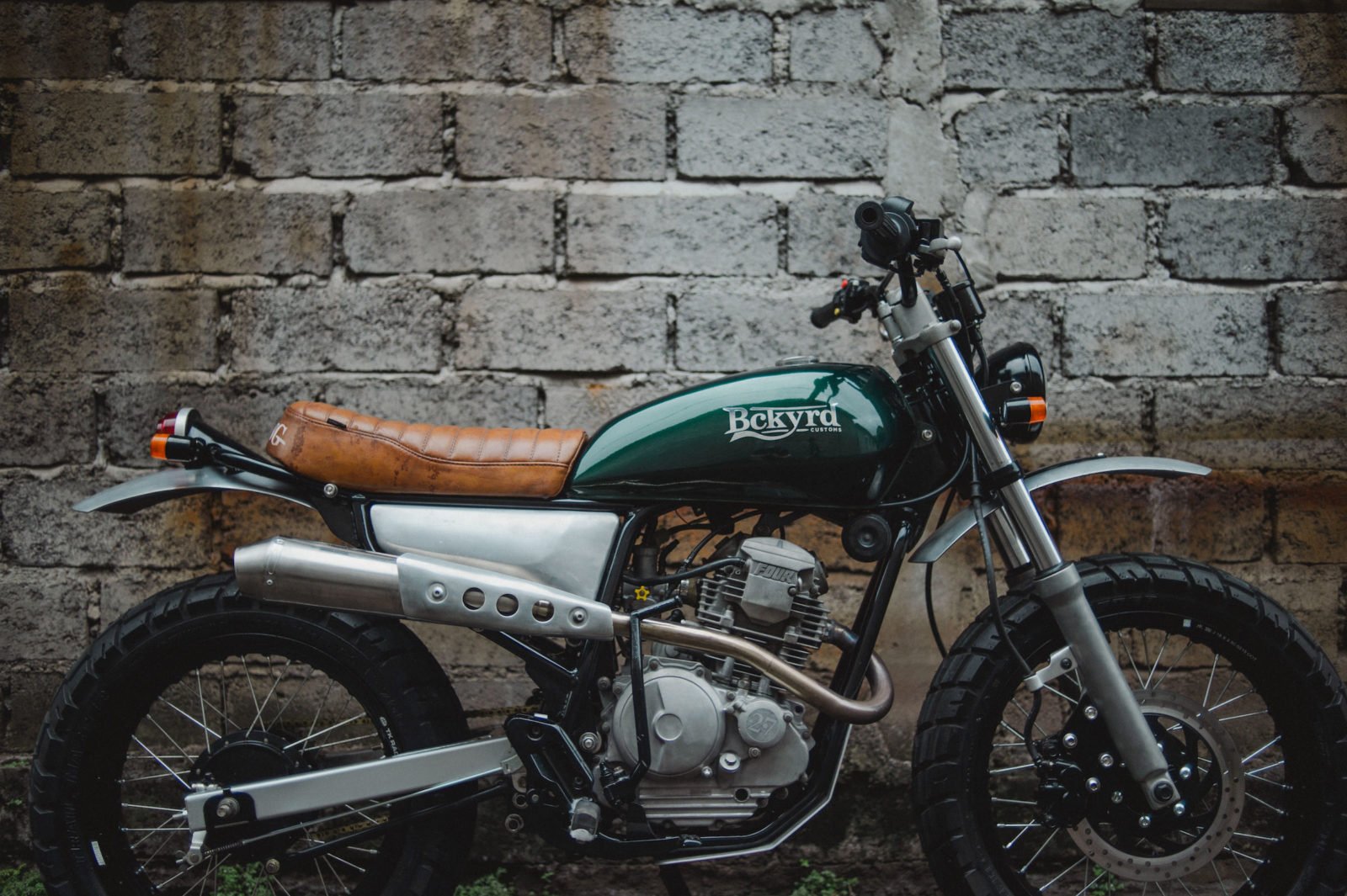 A Custom Yamaha Scorpio 225 by Backyard Customs in Bali