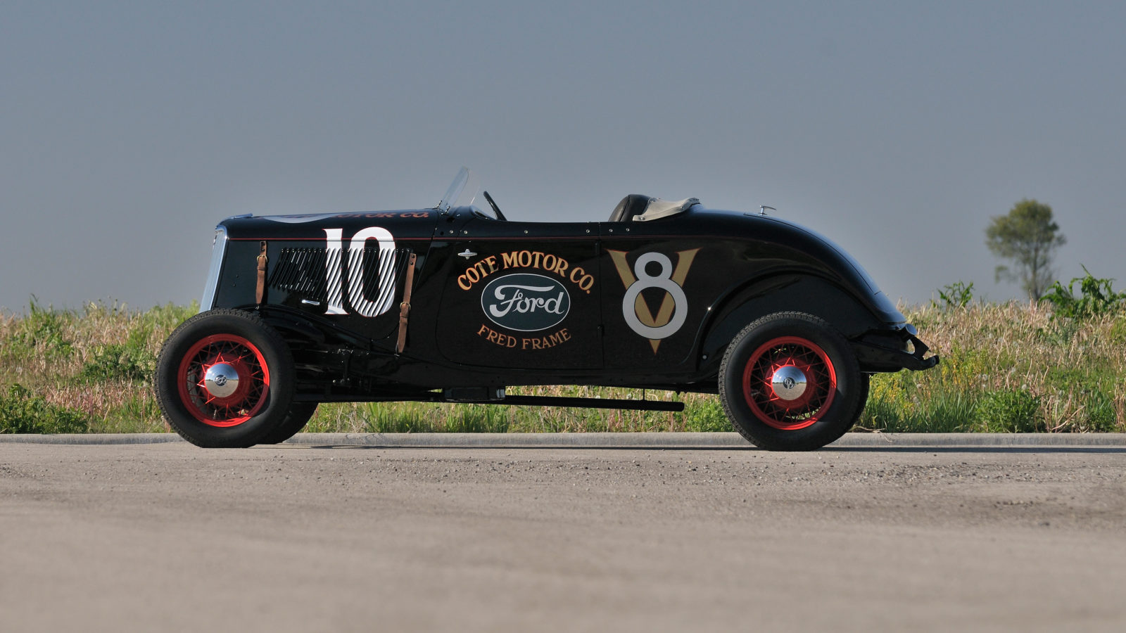 The 1933 Ford V-8 Roadster Elgin Race Car - Winner Of The First ...
