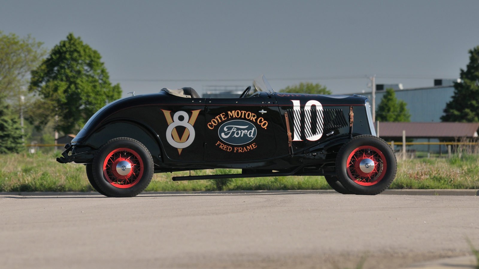 The 1933 Ford V-8 Roadster Elgin Race Car - Winner Of The First ...