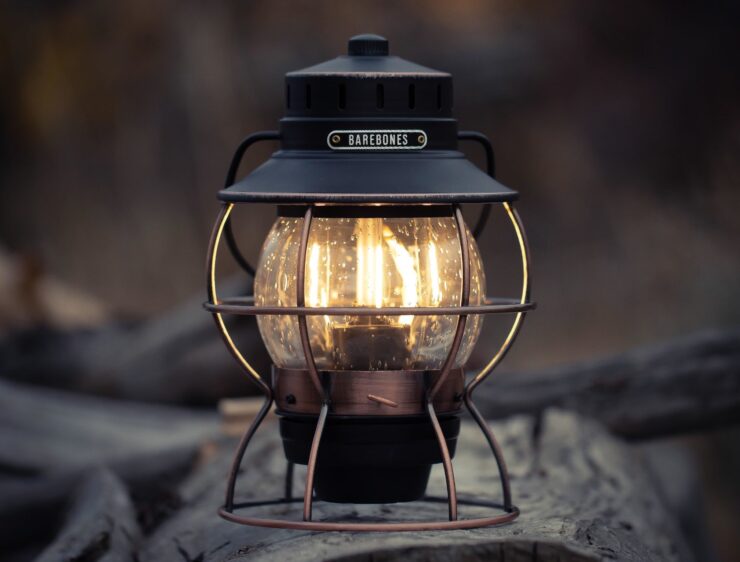 The Barebones Railroad Lantern - 100+ Hours Of Camp Light On One Charge