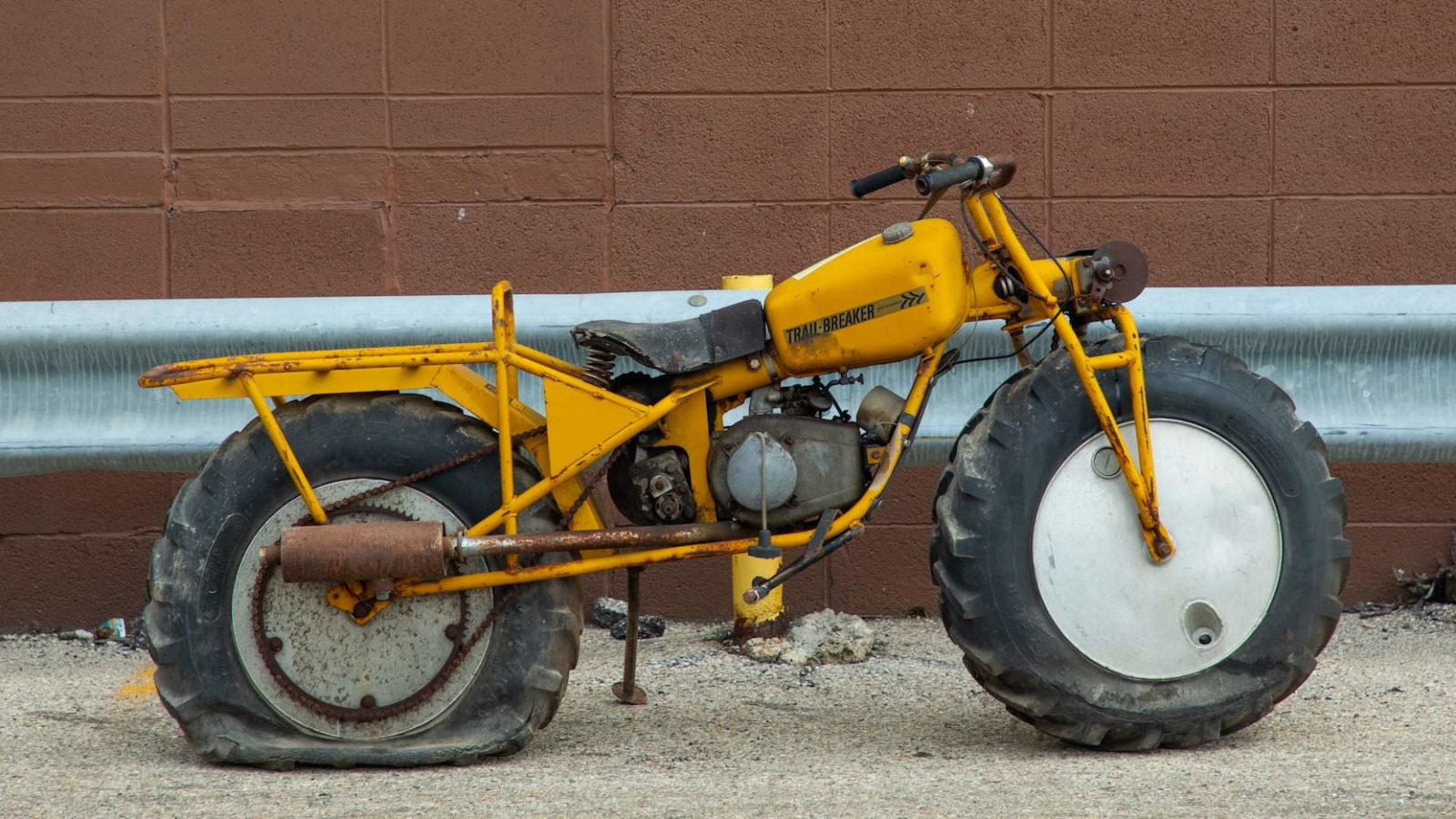 An Unusual Project Motorcycle: A Rokon Trail-Breaker Two-Wheel Drive