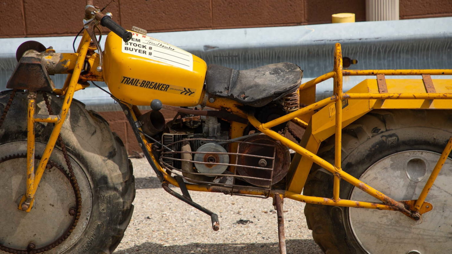 An Unusual Project Motorcycle: A Rokon Trail-Breaker Two-Wheel Drive