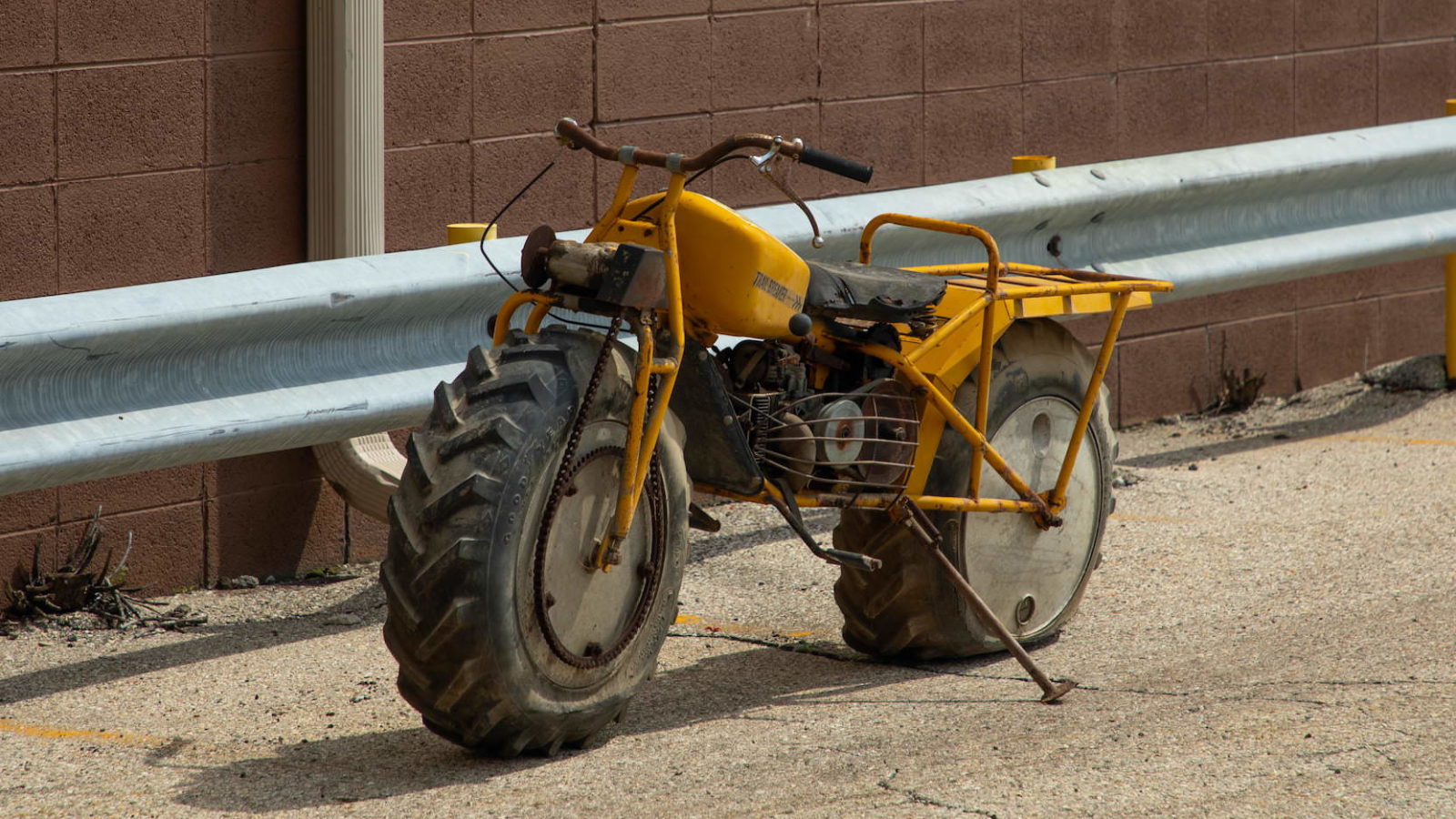 An Unusual Project Motorcycle: A Rokon Trail-Breaker Two-Wheel Drive