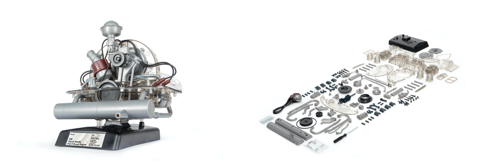 VW Beetle Flat-Four Boxer Engine Kit – With Visible Working Internals