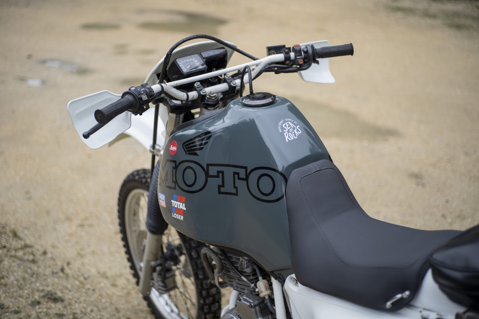 A Custom Honda XR650L by Sea Of Rocks