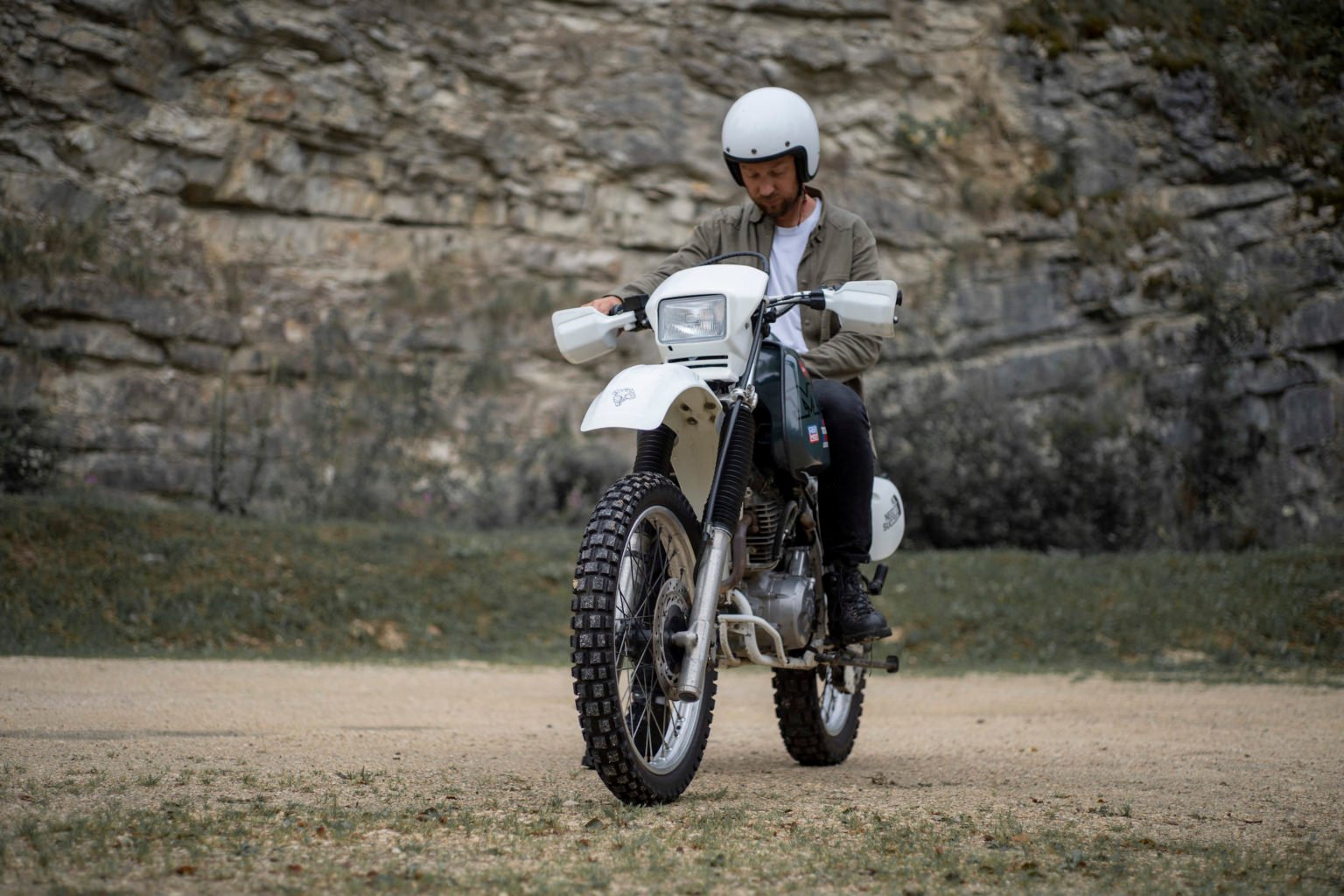 A Custom Honda XR650L by Sea Of Rocks