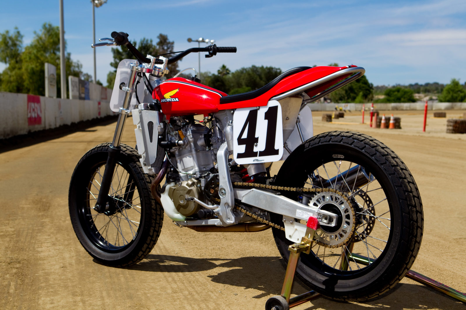 A Honda XR650R Custom Flat Tracker by Mule Motorcycles