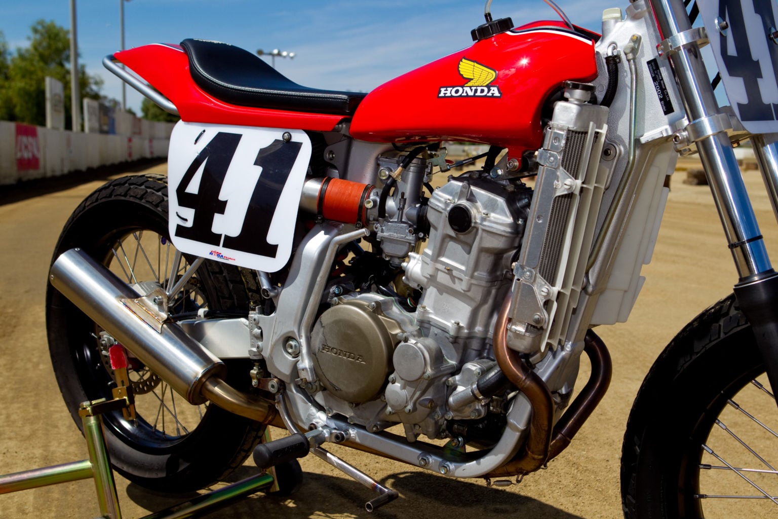 A Honda XR650R Custom Flat Tracker by Mule Motorcycles