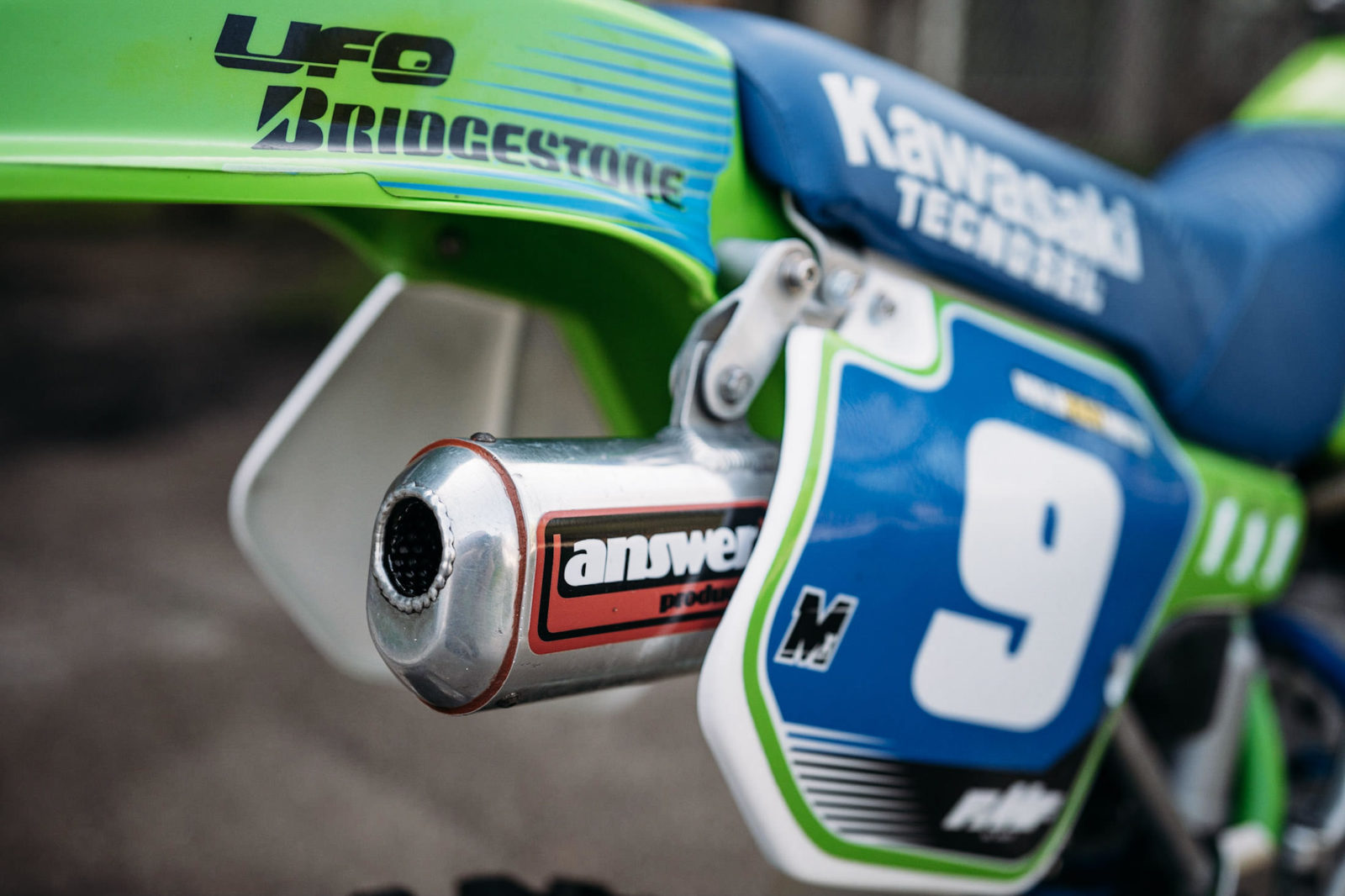 A Beautiful Kawasaki KX250 Rebuilt by Hold Fast Chicago