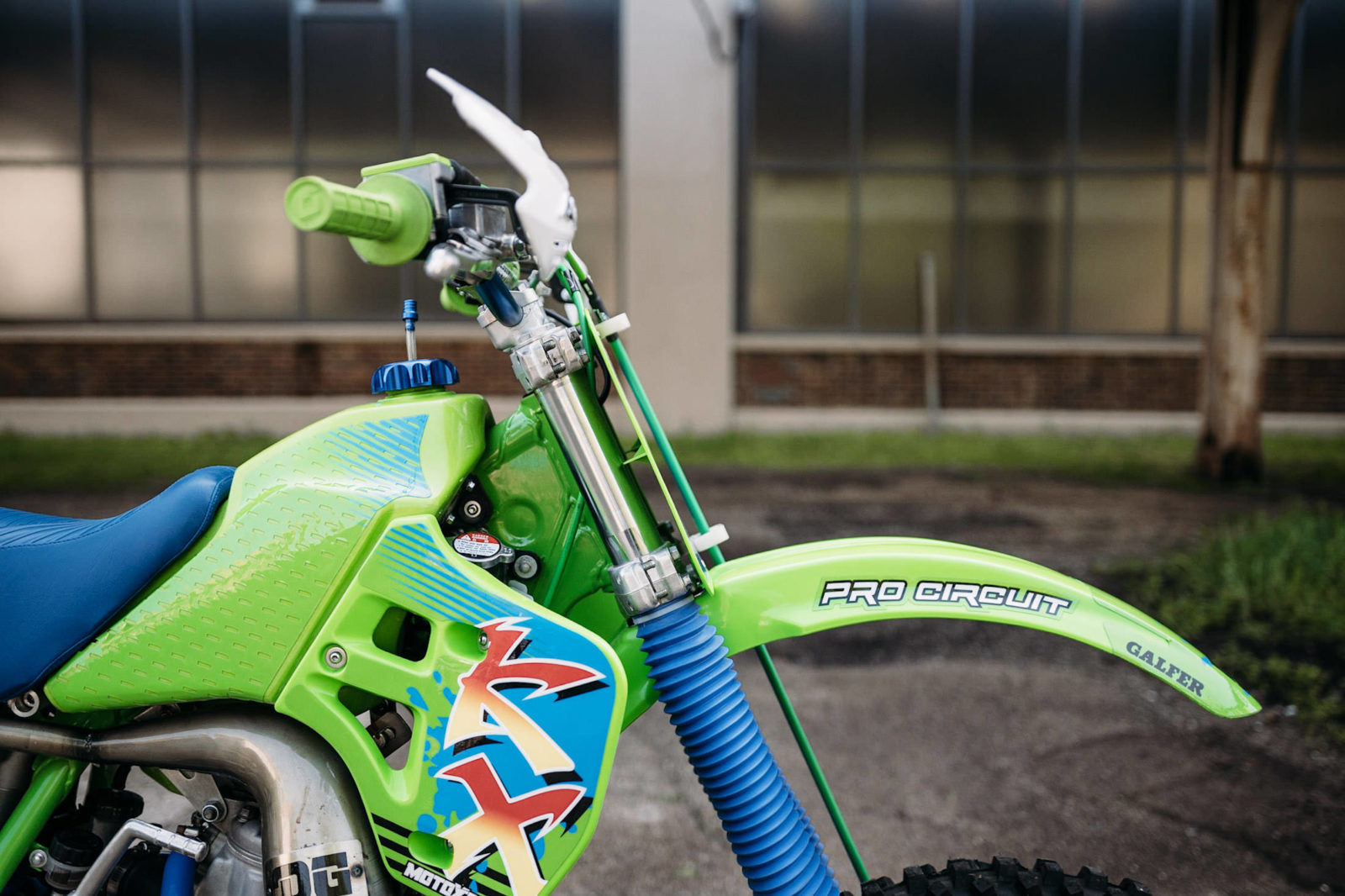 A Beautiful Kawasaki KX250 Rebuilt by Hold Fast Chicago