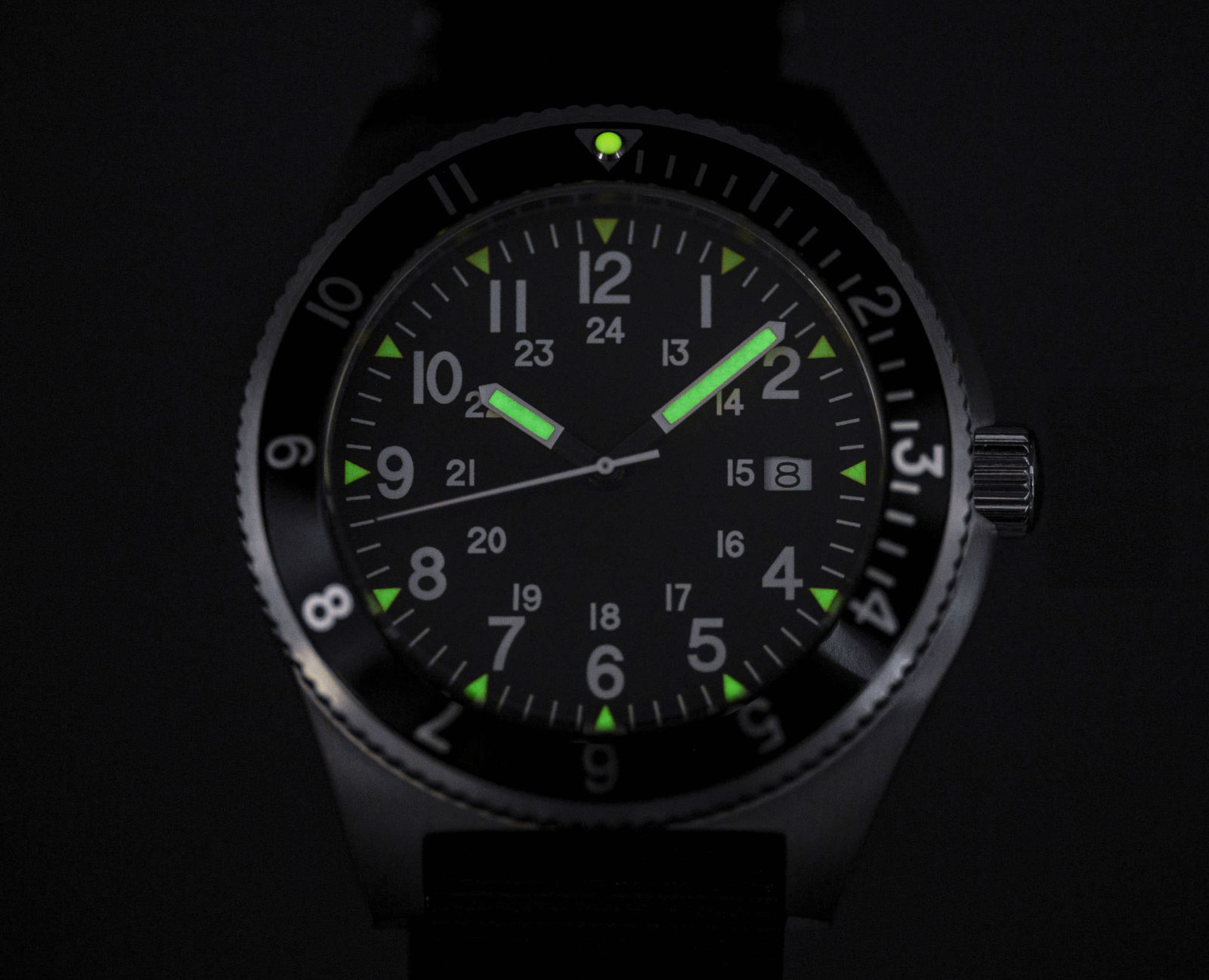 Rotate North Tempest - A Classic Navigator's Watch - $308 USD