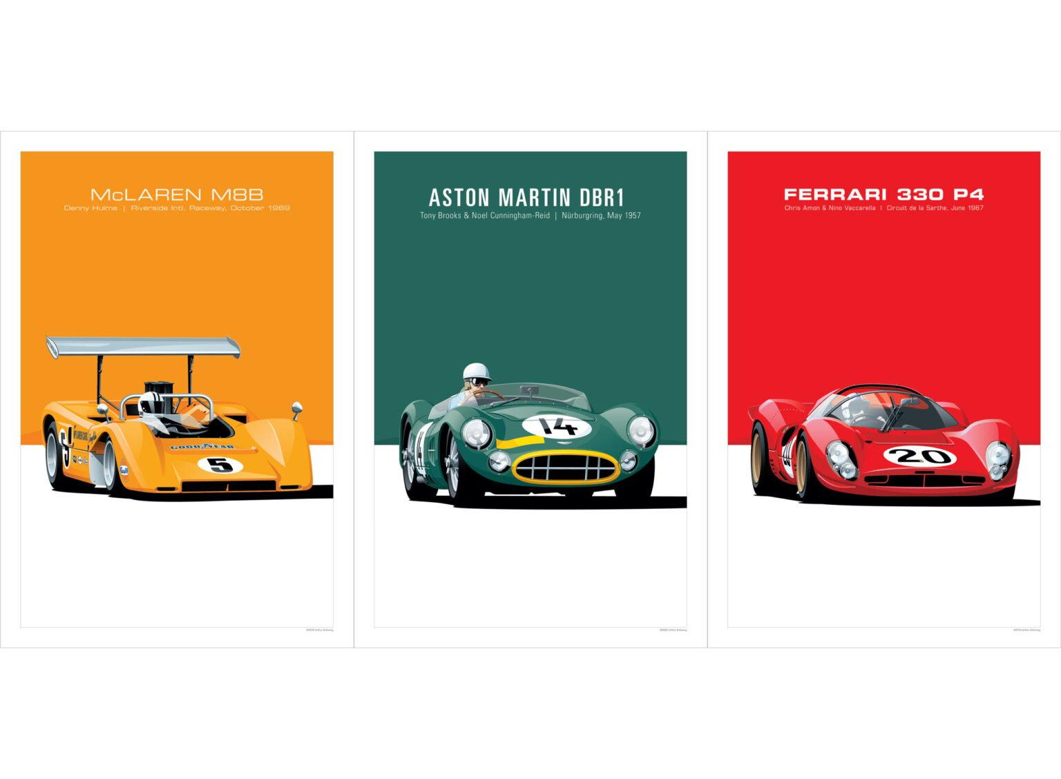Racing Legends - A New Series of Poster Prints by Arthur Schening
