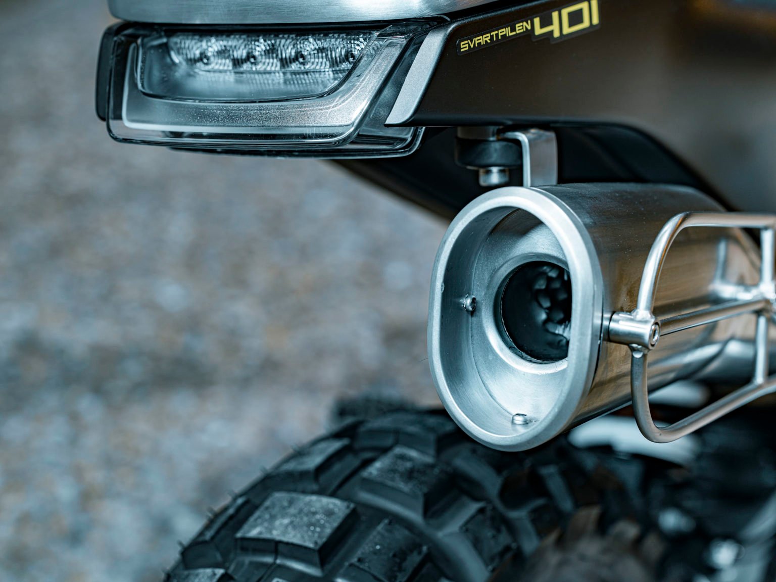 A Custom Husqvarna Svartpilen 401 by Revival Cycles