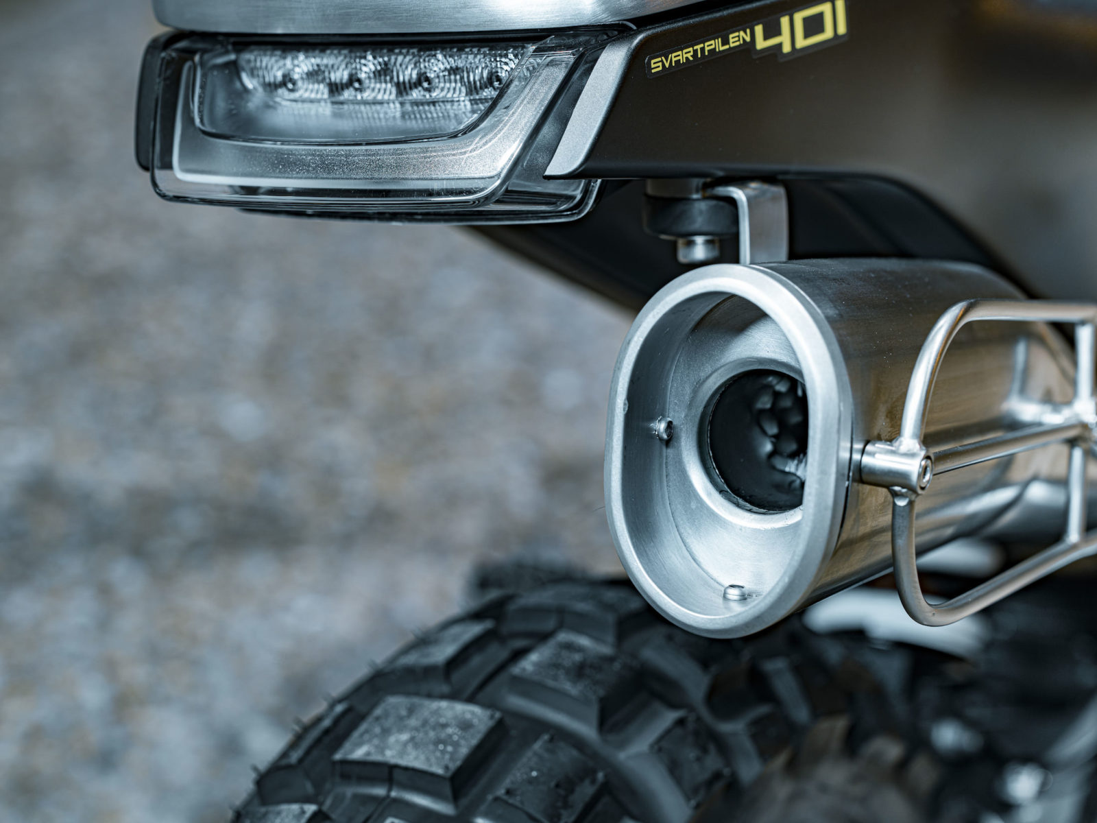 A Custom Husqvarna Svartpilen 401 by Revival Cycles