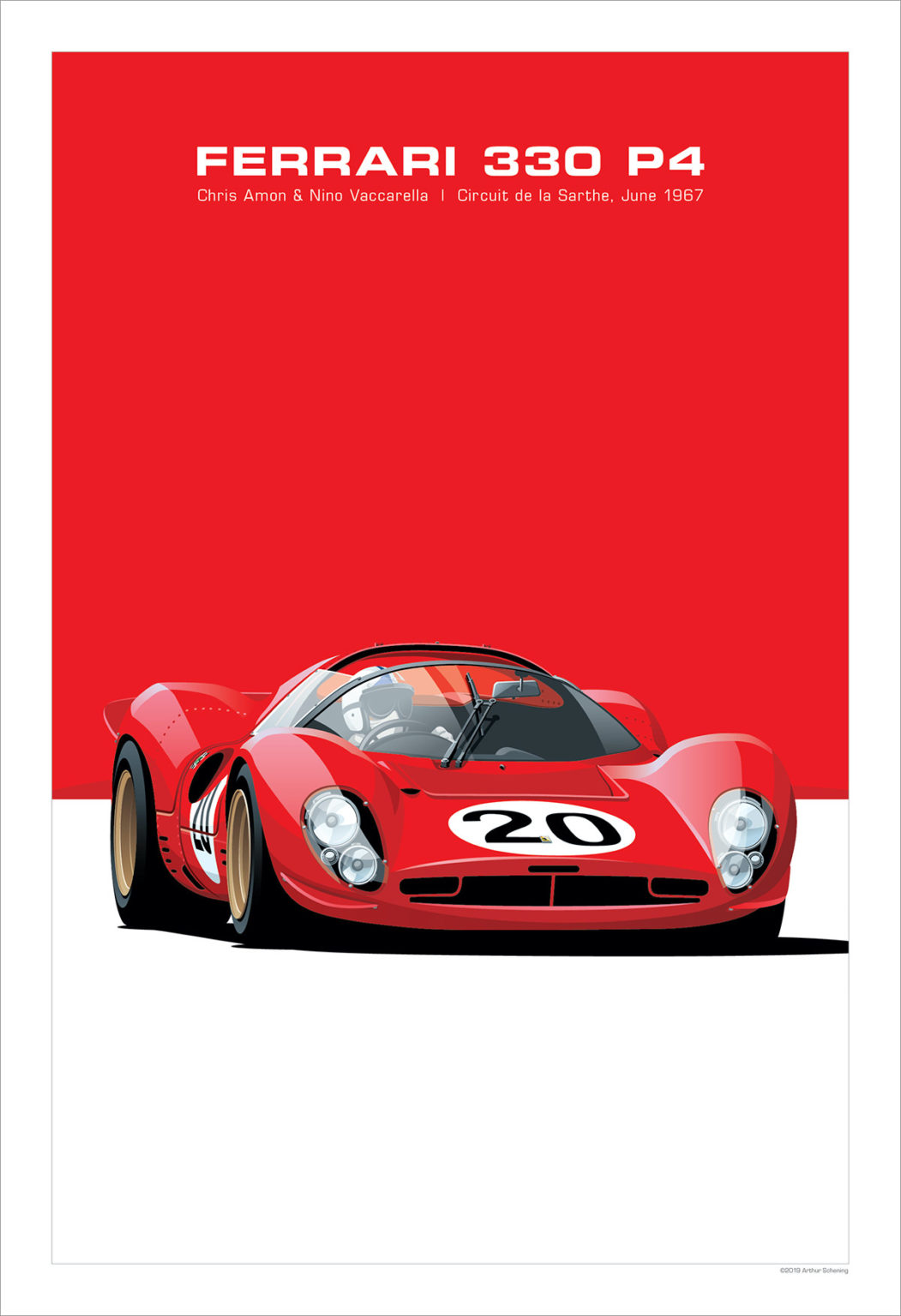 Racing Legends - A New Series of Poster Prints by Arthur Schening