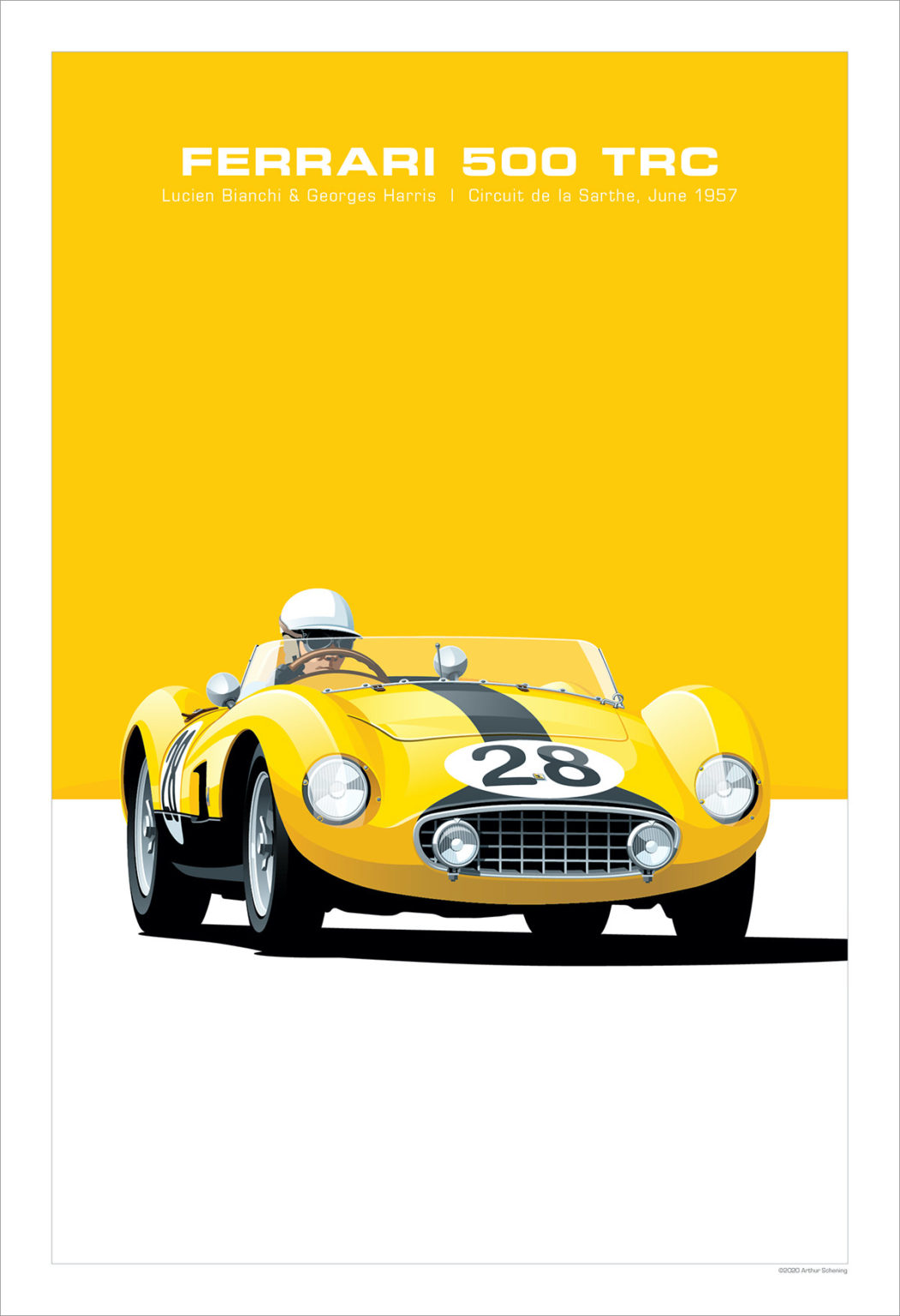 Racing Legends - A New Series of Poster Prints by Arthur Schening
