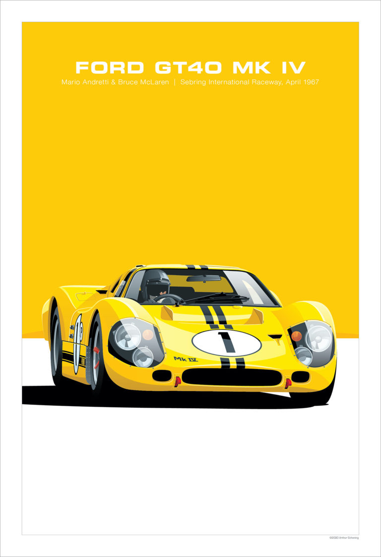 Racing Legends - A New Series of Poster Prints by Arthur Schening