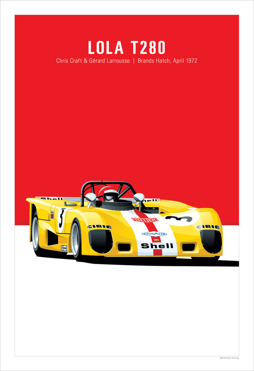 Racing Legends - A New Series of Poster Prints by Arthur Schening