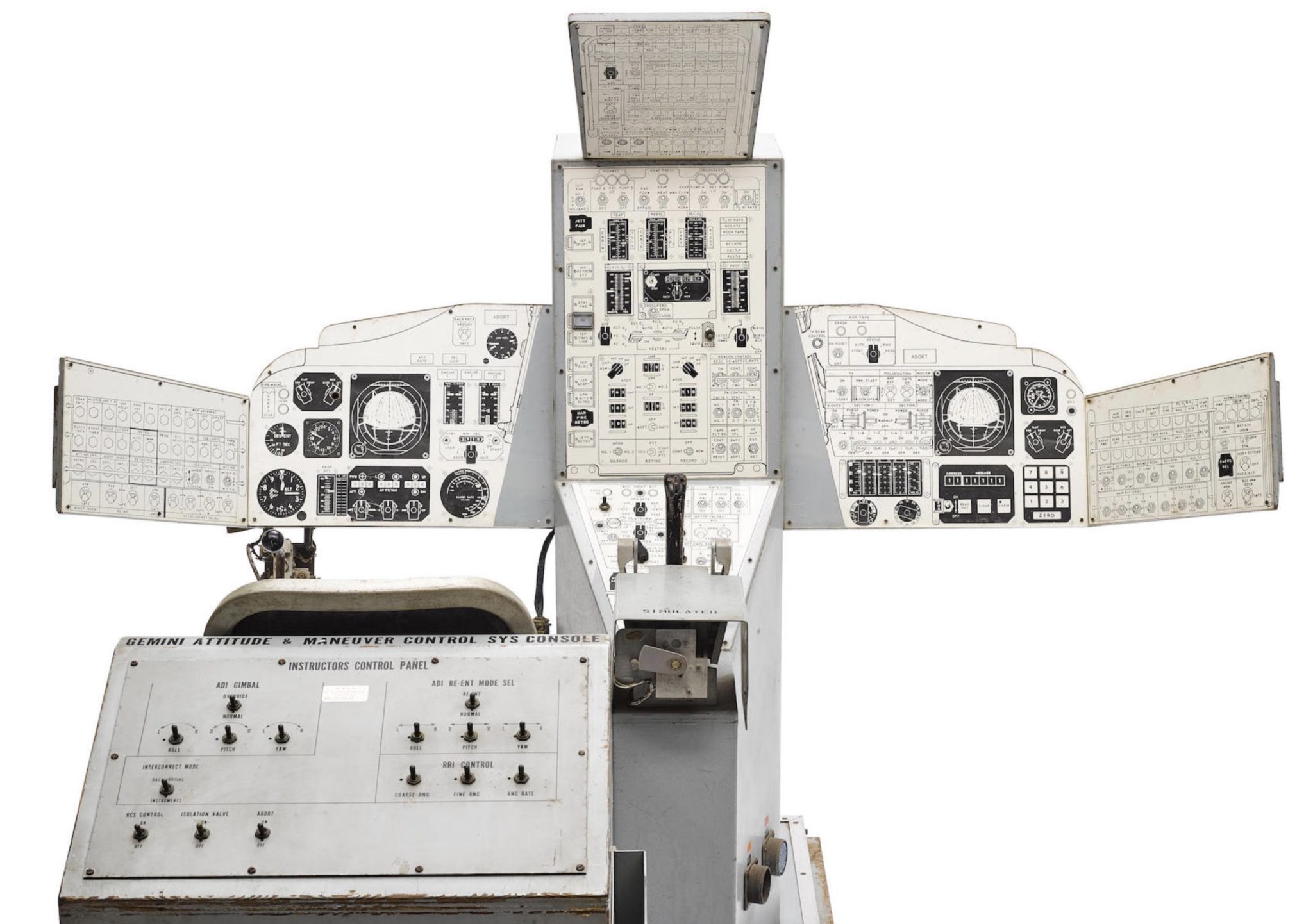 For Sale The Original Nasa Gemini Trainer Attitude And Maneuver Control System