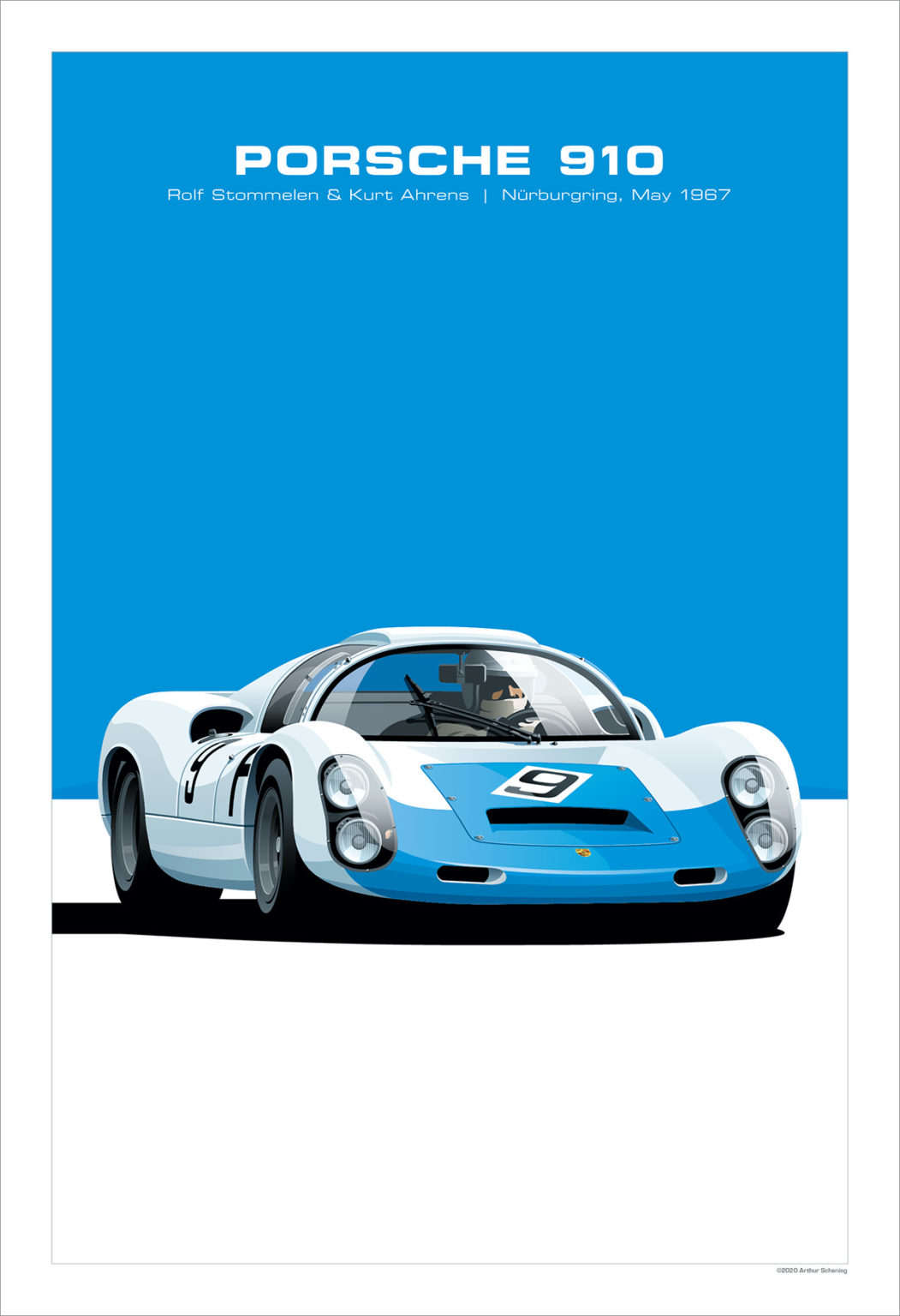 Racing Legends - A New Series of Poster Prints by Arthur Schening