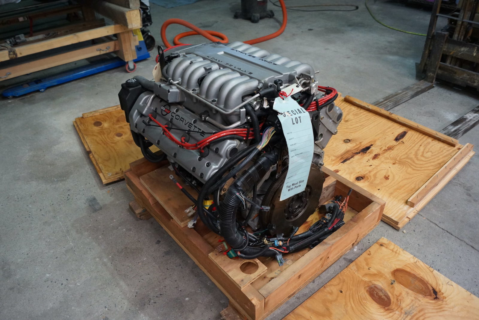For Sale: The First Production Chevrolet Corvette ZR-1 LT5 V8 Engine