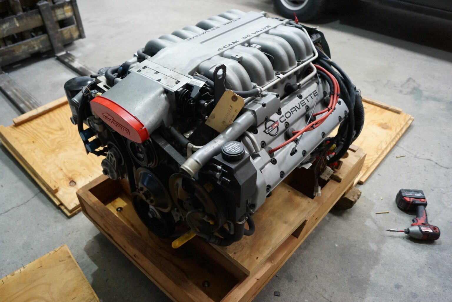 For Sale: The First Production Chevrolet Corvette ZR-1 LT5 V8 Engine