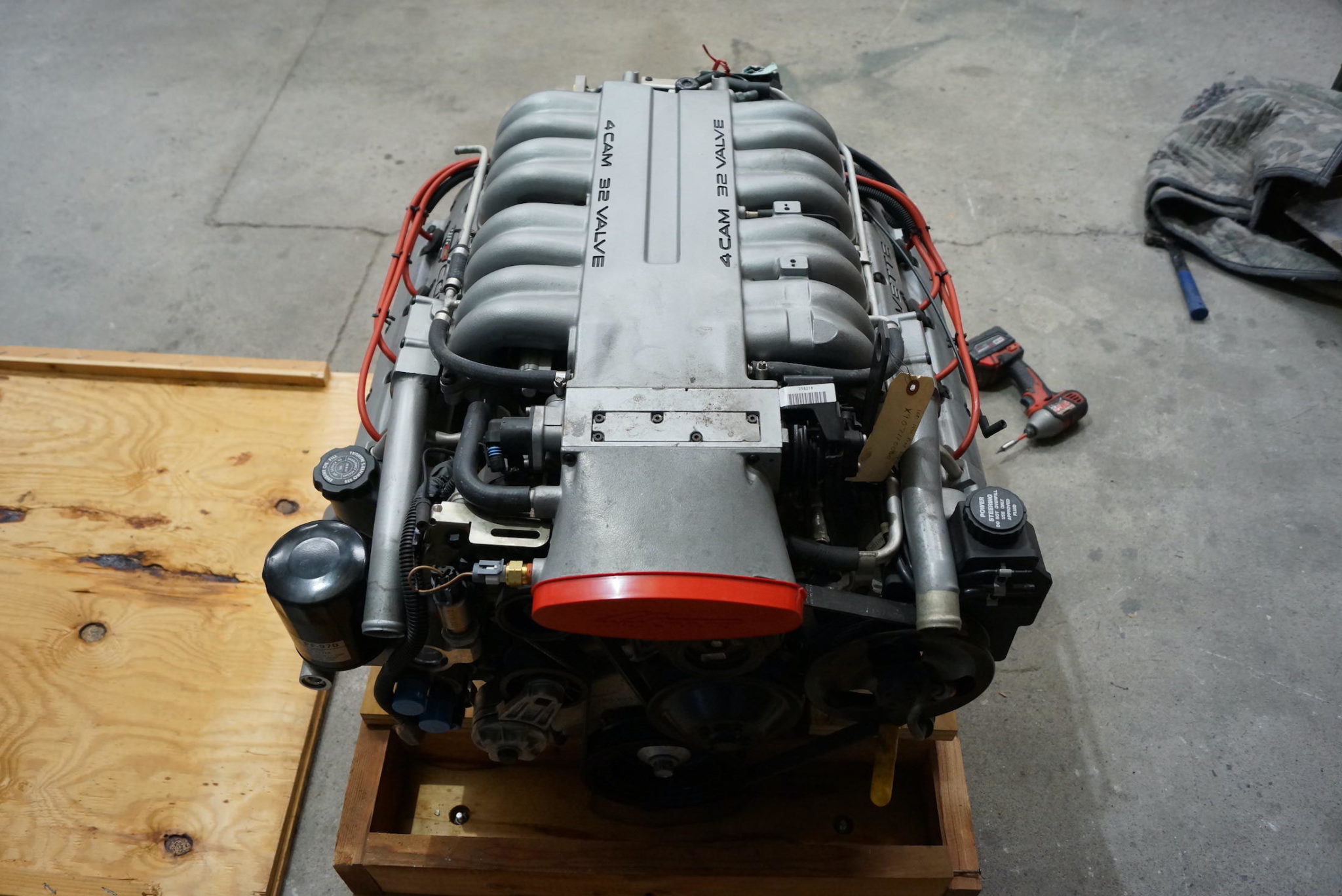 For Sale: The First Production Chevrolet Corvette ZR-1 LT5 V8 Engine
