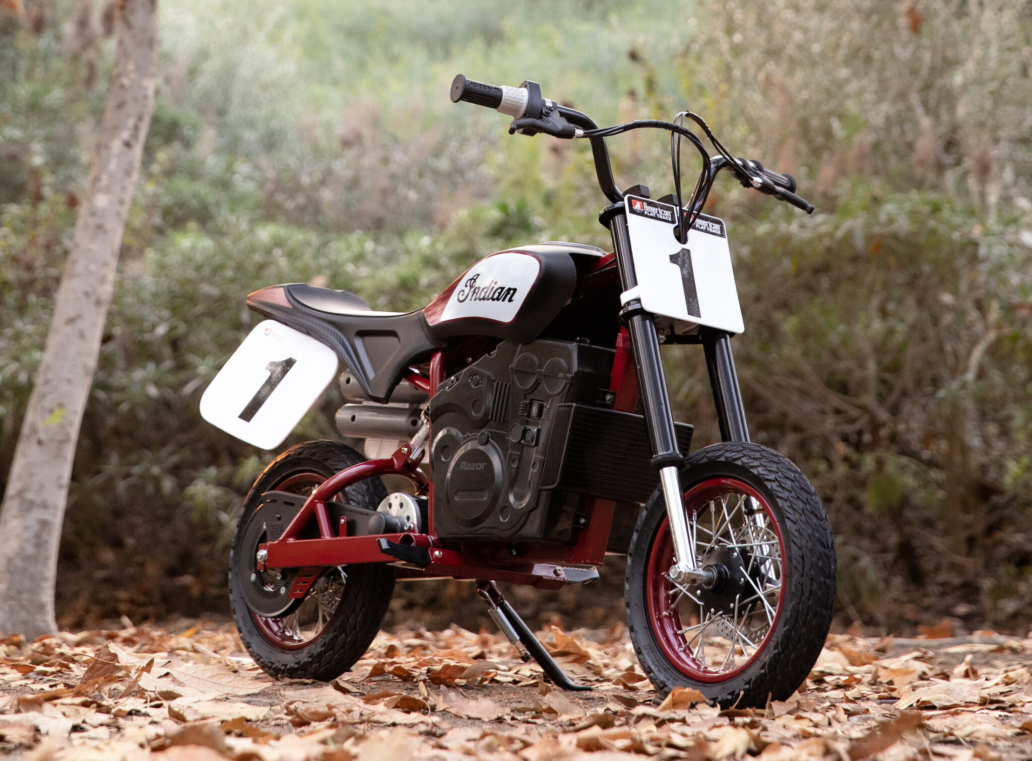 The Indian eFTR Jr. – An Electric Mini-Replica Of The FTR750 Race Bike ...