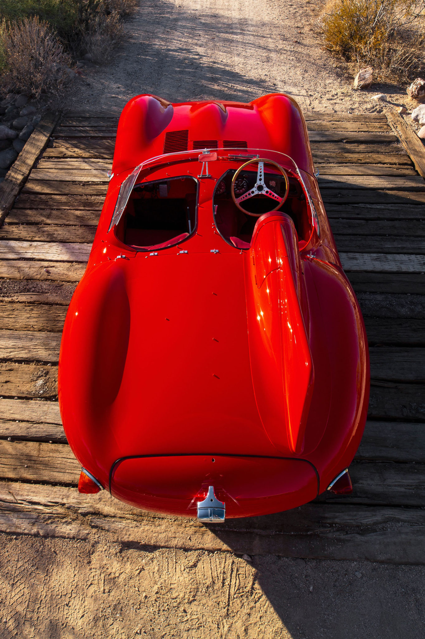 A Rare Factory-Red Jaguar D-Type – Britain's Le Mans-Dominating Supercar