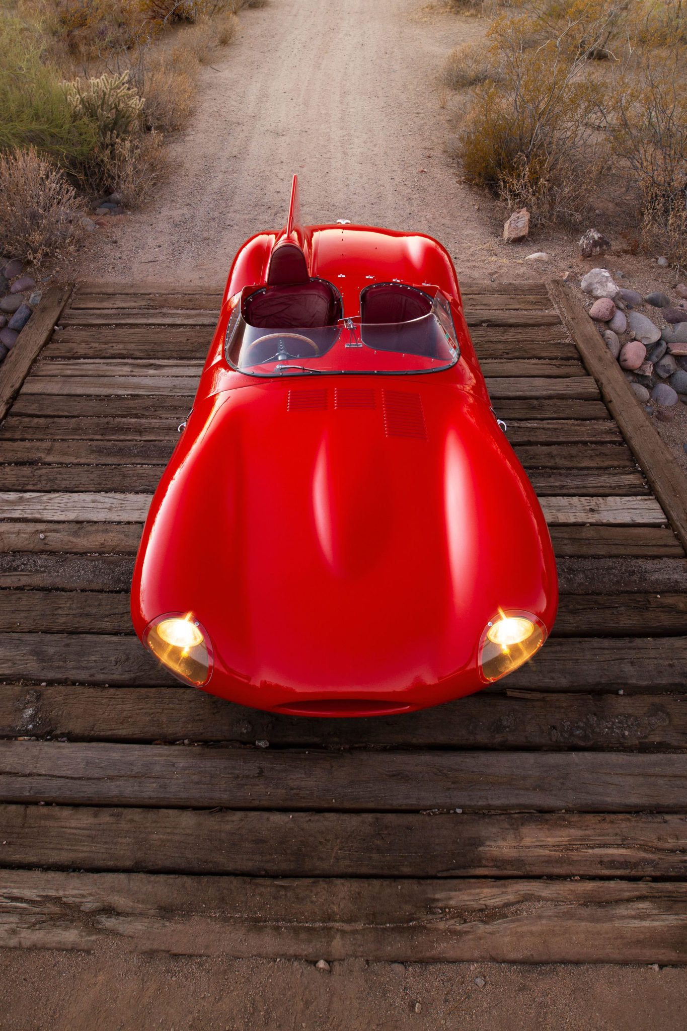 A Rare Factory-Red Jaguar D-Type – Britain's Le Mans-Dominating Supercar