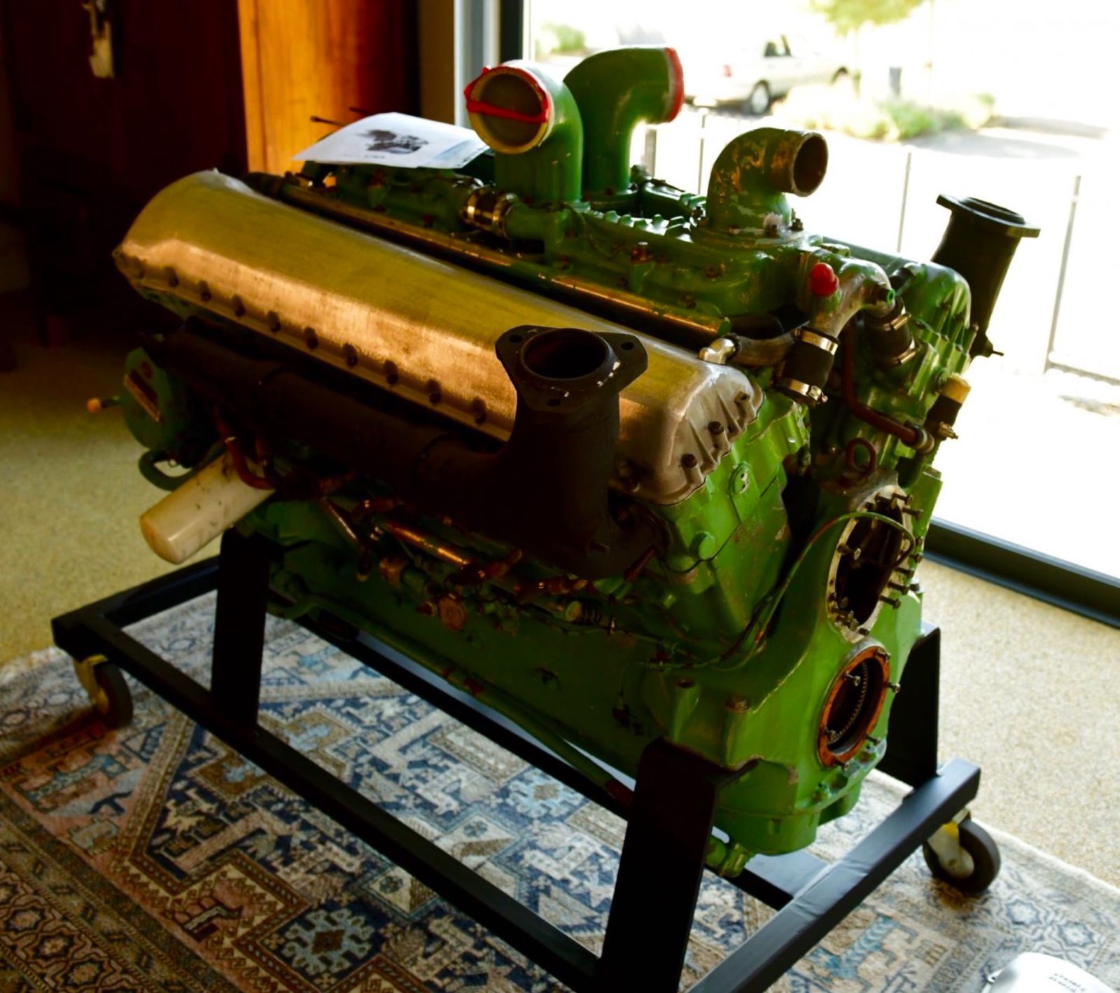 For Sale: A Rolls-Royce Merlin Meteor V12 Tank Engine – 27 Litres + 650 bhp