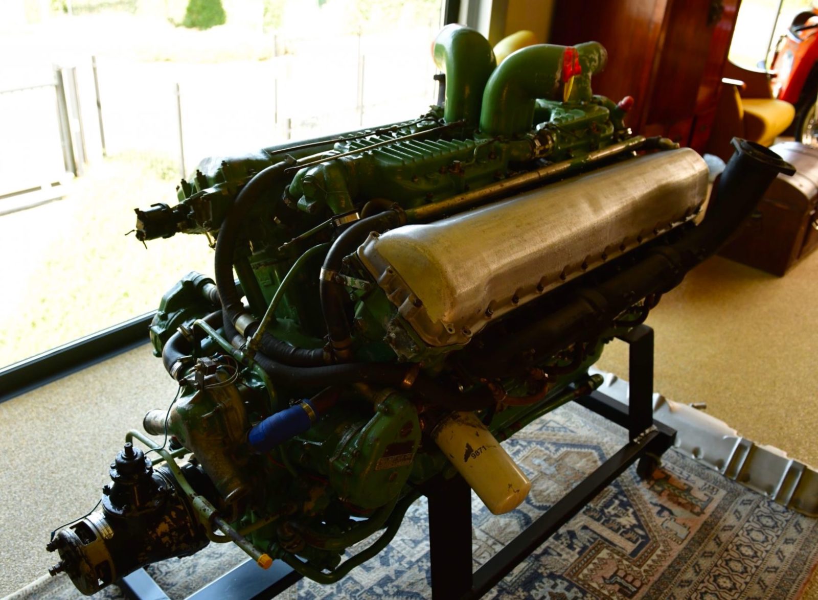 For Sale: A Rolls-Royce Merlin Meteor V12 Tank Engine – 27 Litres + 650 bhp