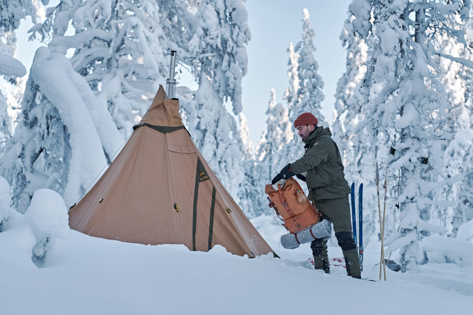 Kasperi S.04 Fold Top Backpack – Whitetail Deer Leather