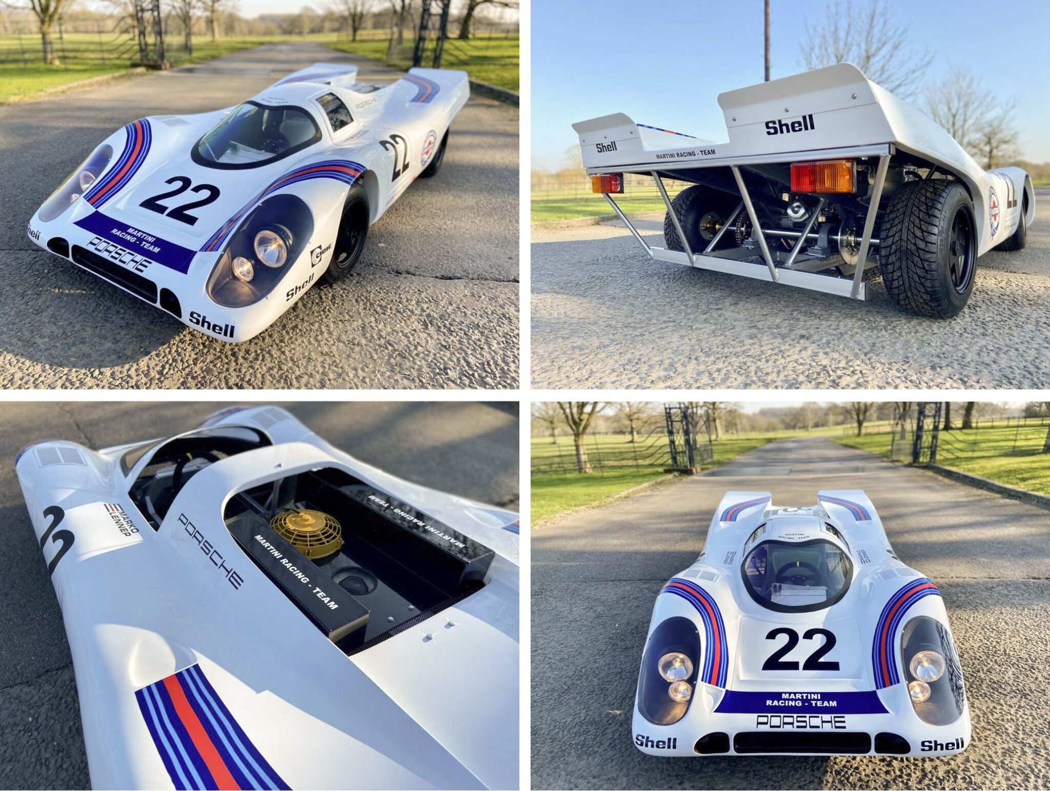 A Drivable 70% Scale Porsche 917 Go Kart – $20,500 to $27,400 USD
