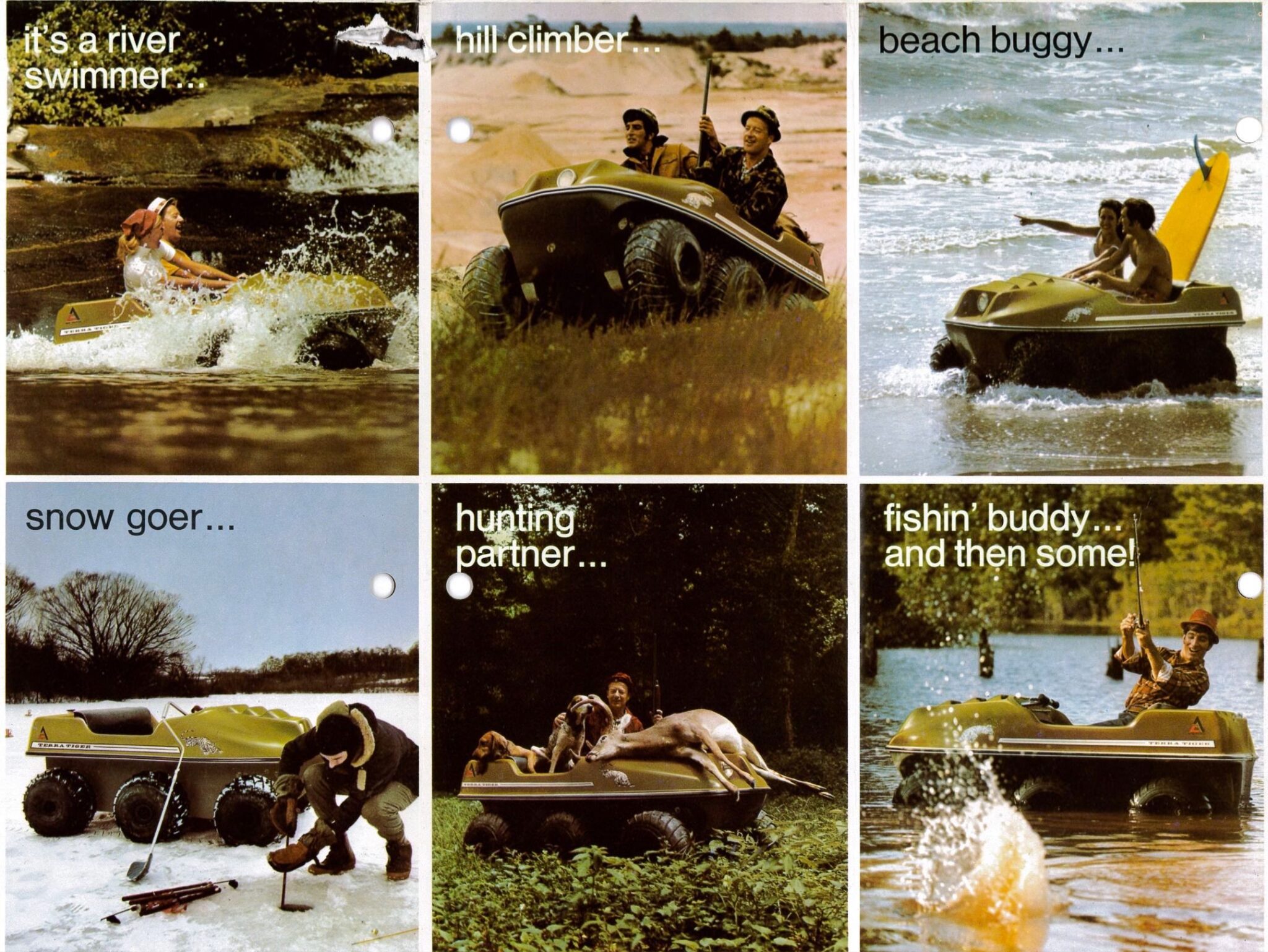 Allis-Chalmers Terra Tiger 6x6 - A Vintage Six-Wheel Drive Amphibious ATV