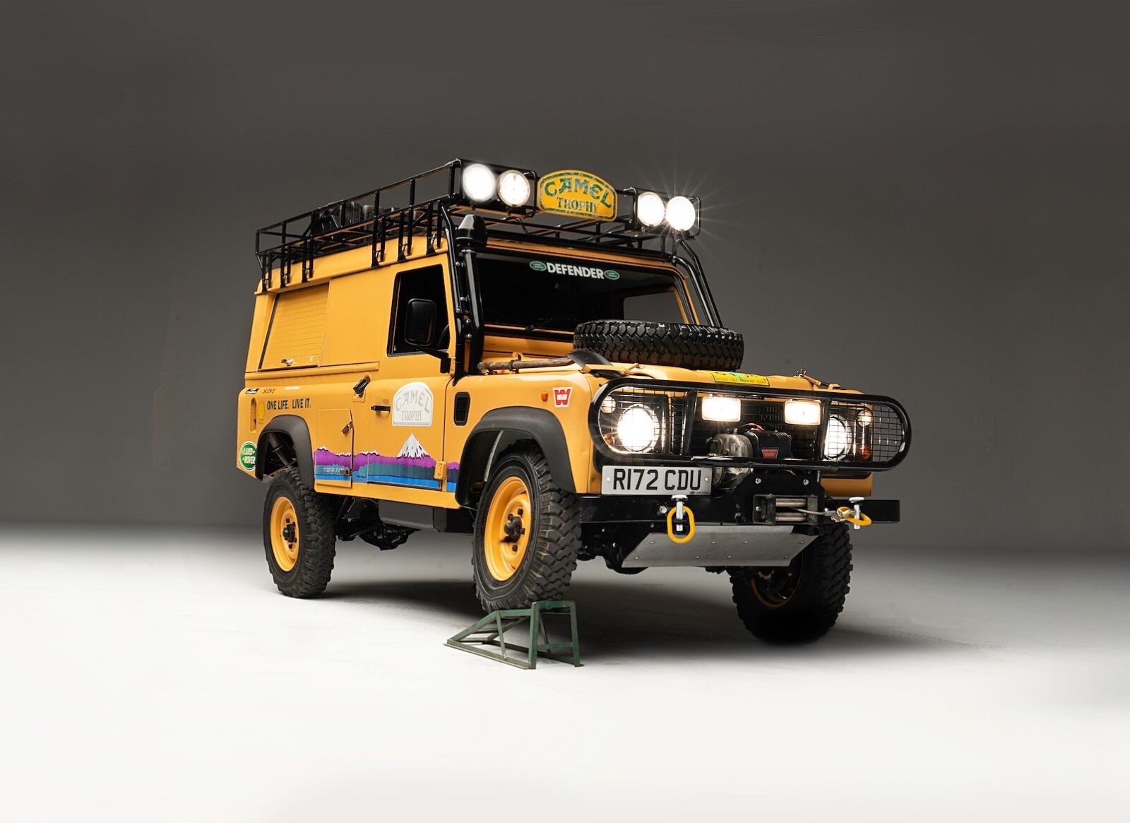 For Sale: An Original Camel Trophy Veteran: 1998 Land Rover Defender 110