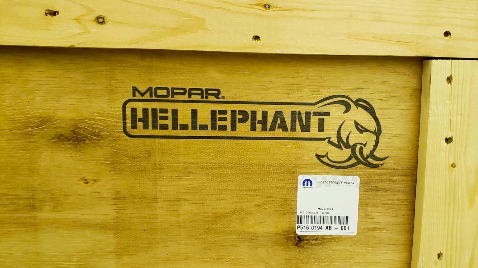 Dodge Hellephant 1,000 HP Crate Engine – MSRP $29,995 USD