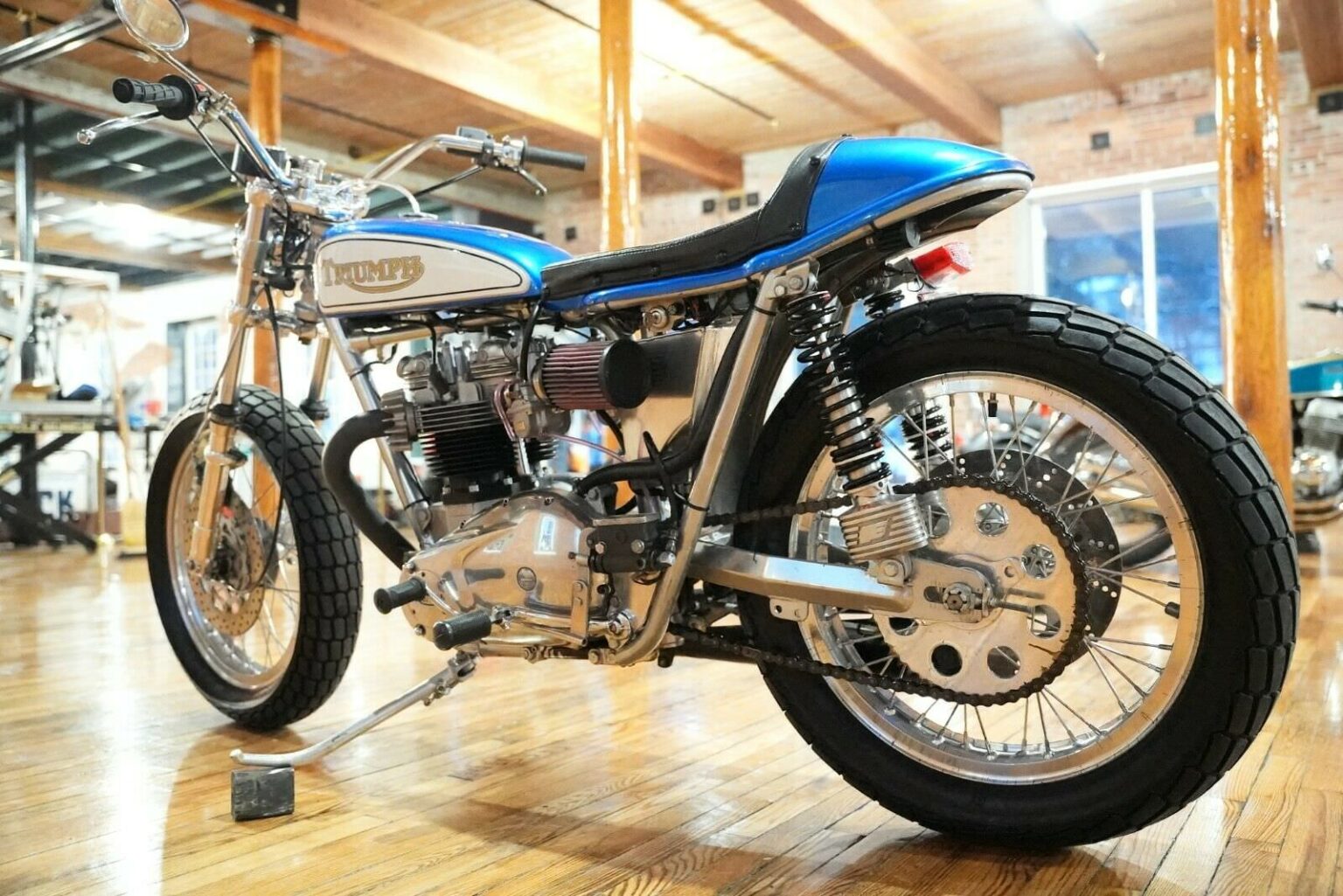 A 1968 Triumph T120R 750 Factory TT Racer Ridden By Gene Romero