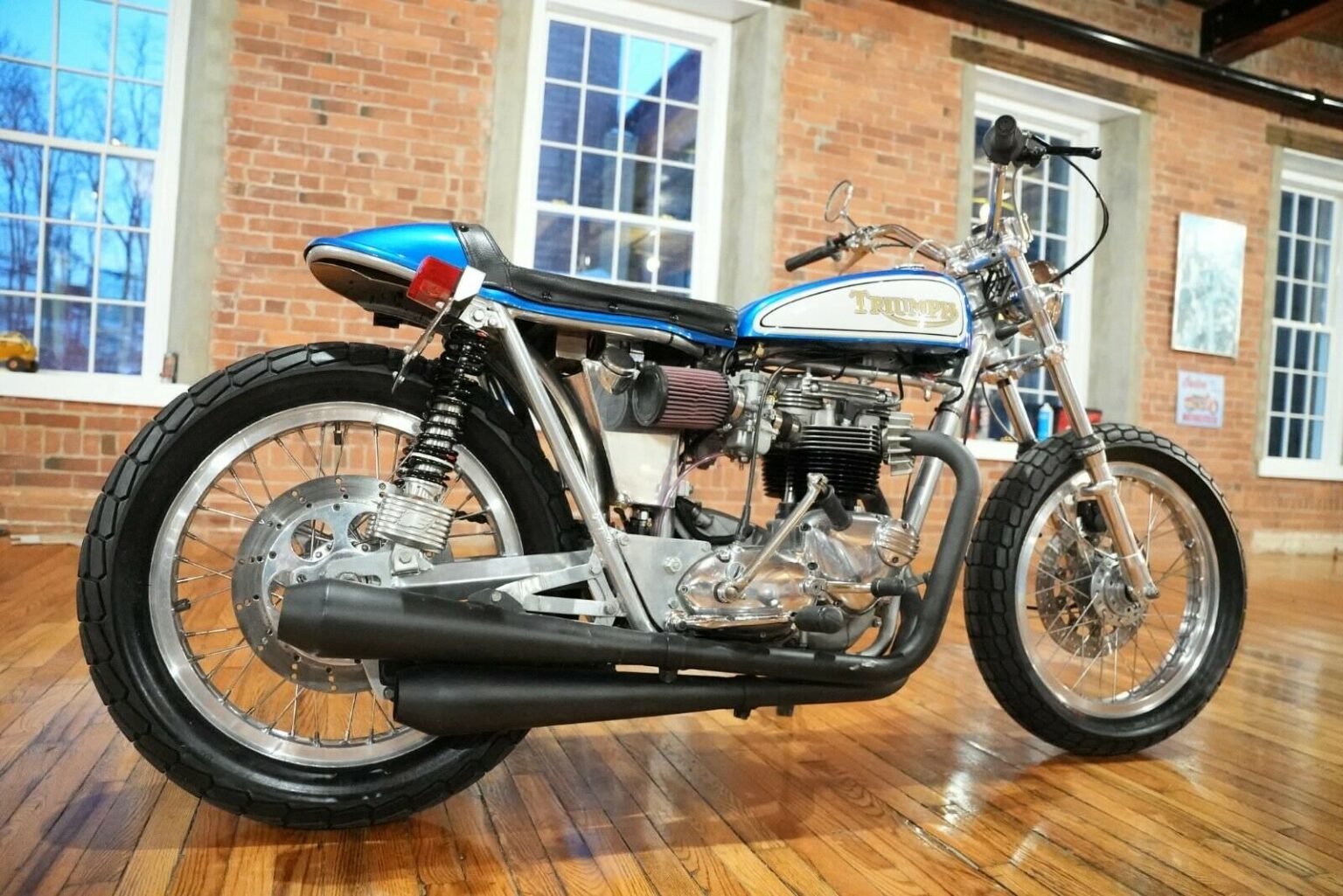 A 1968 Triumph T120R 750 Factory TT Racer Ridden By Gene Romero